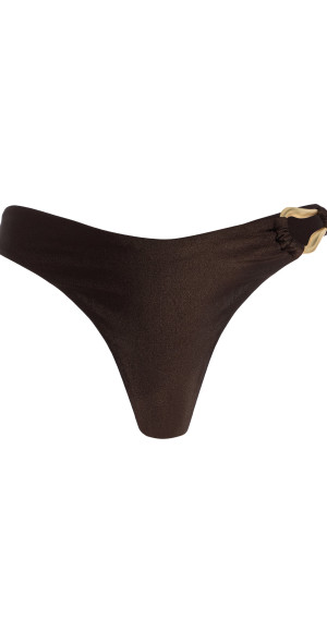 Zimmermann - - Ascension Hardware-Detailed Bikini Bottom - Brown - 2