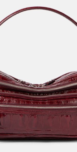 Acne Studios - Camero croc-effect leather shoulder bag