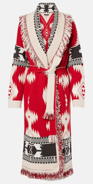 Alanui - Icon wool jacquard coat