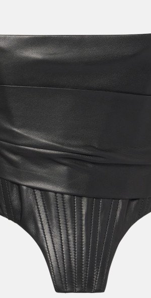 Alex Perry - Leather corset