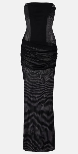 Alex Perry - Sheer strapless corset dress