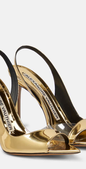 Alexandre Vauthier - Metallic leather sandals