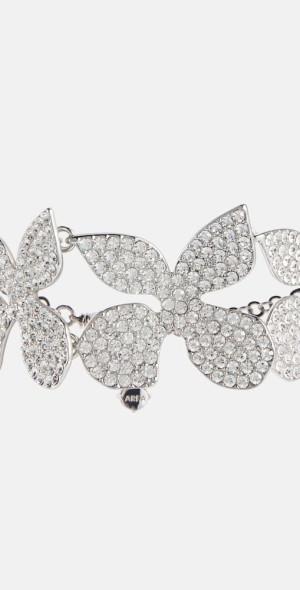 Area - Crystal-embellished choker necklace