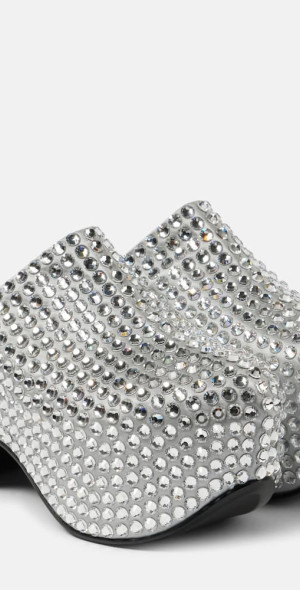 Area - Crystal-embellished clogs