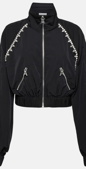 Area - Embellished track jacket