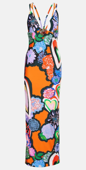 Area - Printed maxi dress