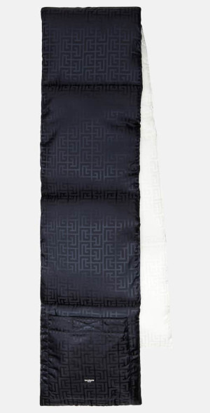 Balmain - Padded monogram scarf