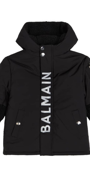 Balmain Kids - Logo puffer jacket