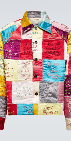 Bode - Swing Dance cropped jacket