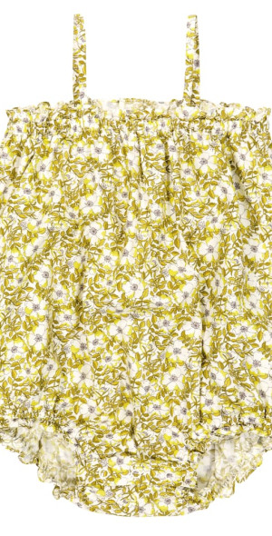 Bonpoint - Baby NÃ¨fle floral cotton romper