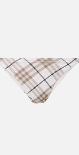 Burberry - Check bikini bottoms