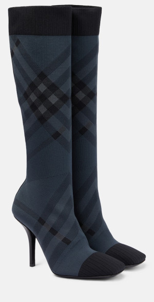 Burberry - Checked boots