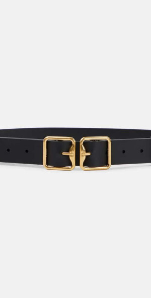 Burberry - Double B leather belt