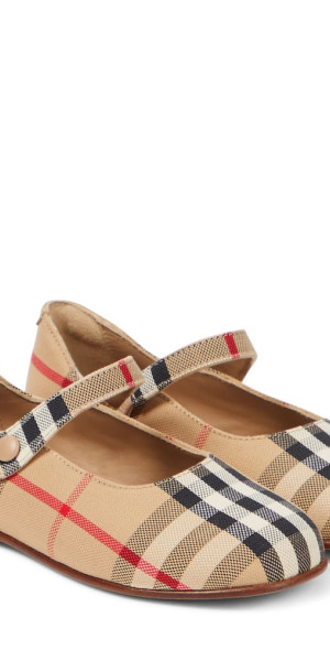 Burberry Kids - Burberry Check Mary Jane flats
