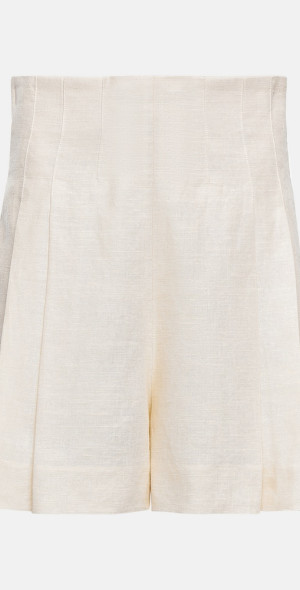 Chloe - ChloÃ© High-rise linen shorts