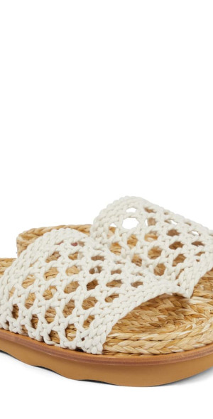 Chloe - ChloÃ© Wavy crochet slides