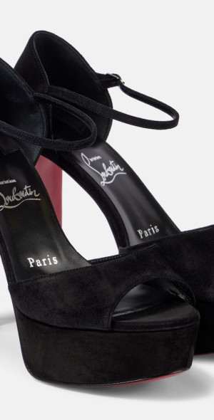Christian Louboutin - Sandaloo 130 suede sandals