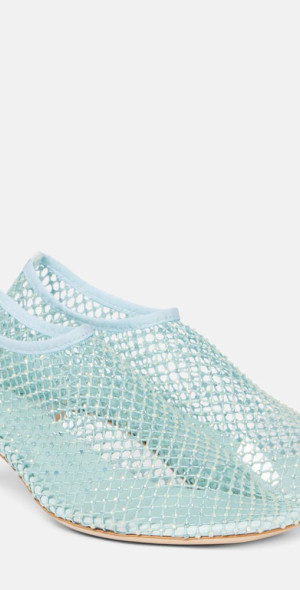 Christopher Esber - Minette embellished fishnet pumps