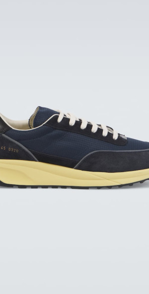 Common Projects - Track Classic suede-trimmed sneakers