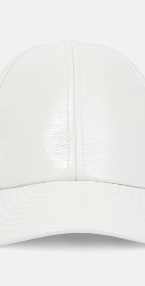 Courreges - CourrÃ¨ges Classic vinyl baseball cap