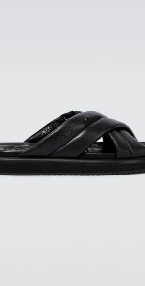 Dolce&Gabbana - Padded crossover slides