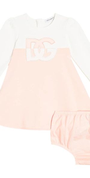 Dolce&Gabbana Kids - Baby DG cotton dress