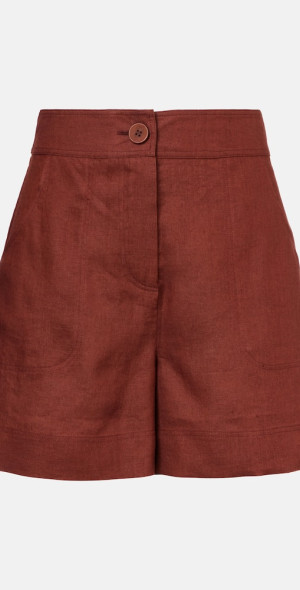 Eres - Correct linen shorts