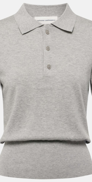 Extreme Cashmere - Park cotton and cashmere polo shirt