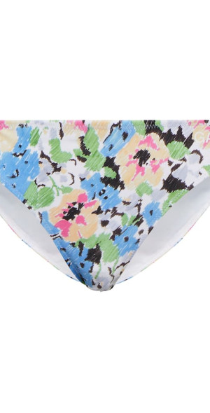 Ganni - Floral low-rise bikini bottoms