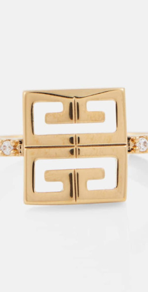 Givenchy - 4G SwarovskiÂ® crystal-embellished ring