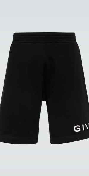 Givenchy - Logo cotton shorts