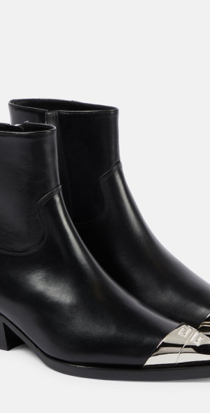 Givenchy - Western leather ankle boots