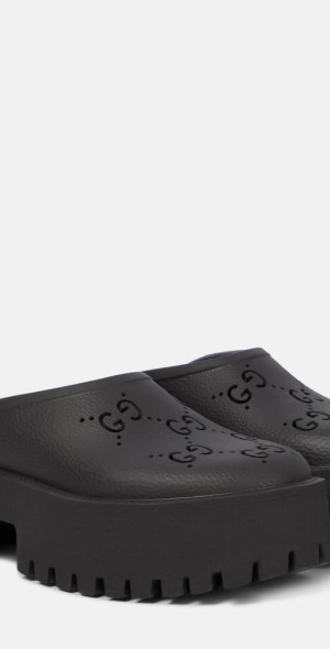 Gucci - GG rubber clogs