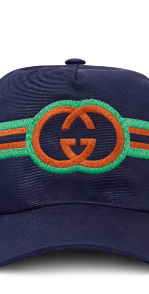 Gucci Kids - Interlocking G canvas baseball cap