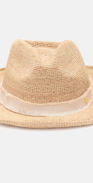 Heidi Klein - Cape Elizabeth raffia cowboy hat
