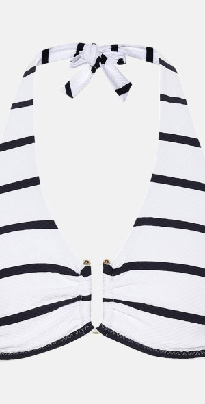 Heidi Klein - Core striped bikini top
