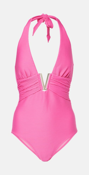 Heidi Klein - Tulum halterneck swimsuit