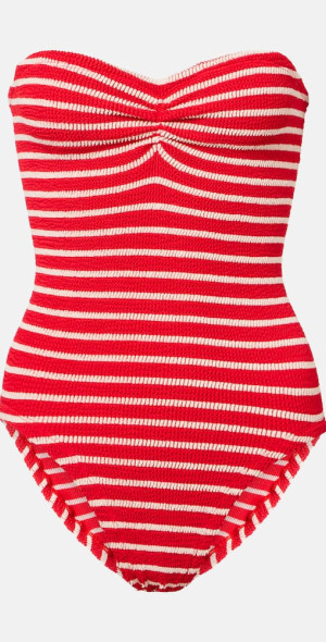 Hunza G - Brooke striped swimsuit