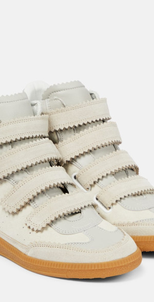 Isabel Marant - Bilsy suede high-top sneakers