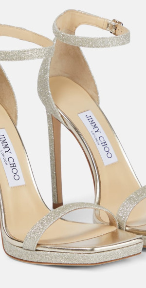 Jimmy Choo - Alva 120 embellished leather sandals