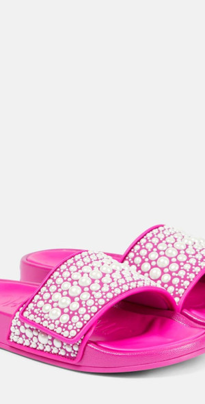 Jimmy Choo - Fitz embellished slides