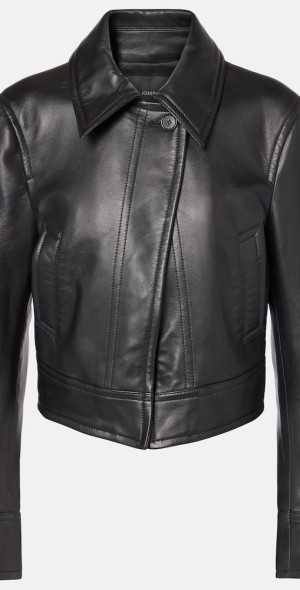 Joseph - Caron cropped leather jacket