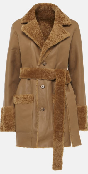 Joseph - Leman reversible leather wrap coat