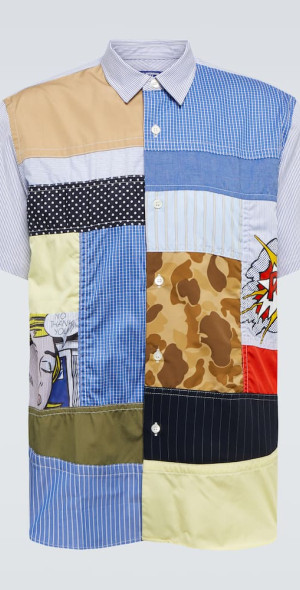 Junya Watanabe - x Roy Lichtenstein cotton shirt