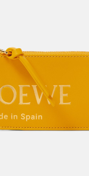 Loewe - Logo-embossed leather card case