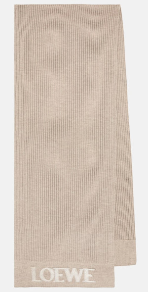 Loewe - Logo wool scarf