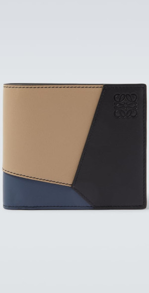 Loewe - Puzzle colorblocked leather bifold wallet