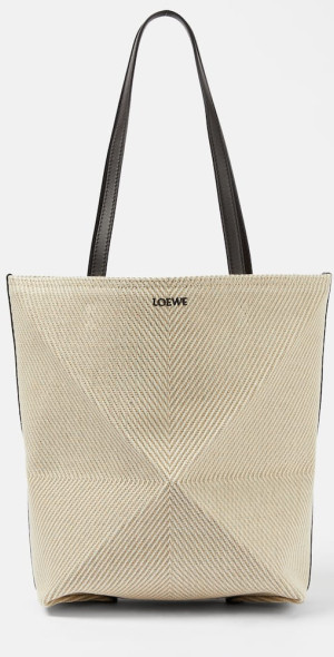 Loewe - Puzzle Fold Medium canvas tote bag