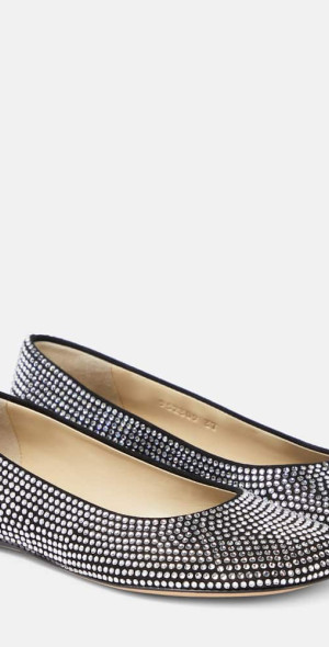 Loewe - Toy crystal-embellished ballet flats