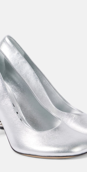 Loewe - Toy metallic leather pumps